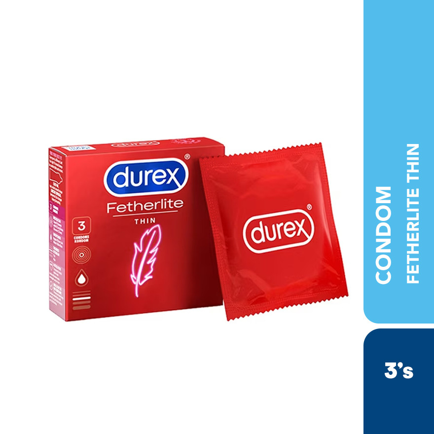 DUREX Condom Fetherlite Thin 3s | Shopee Malaysia