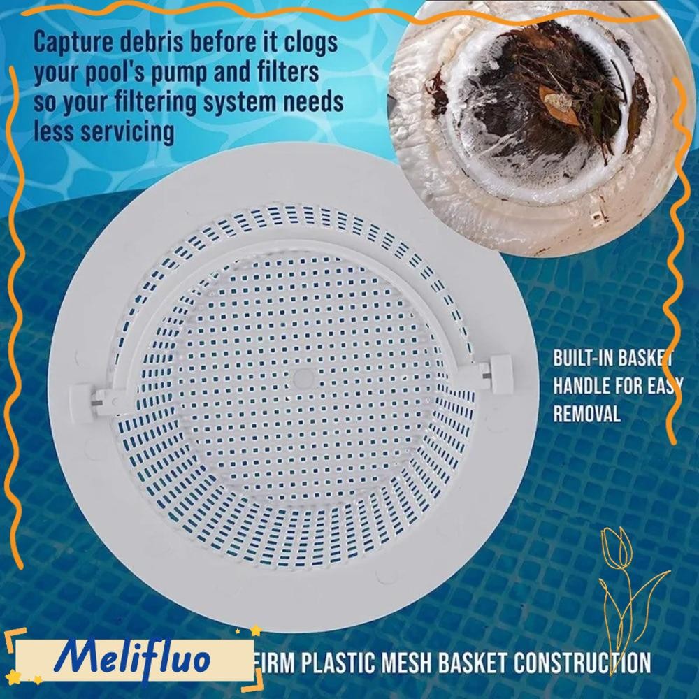 MELIFLUO Swimming Pool Strainer, PP Replacement Basket Skimmer Basket ...