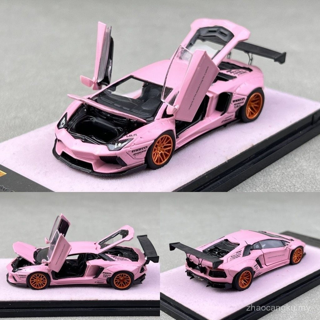 Pgm 1: 64 Lamborghini LP700-4 LB Wide Body Modified Pink Alloy Car ...