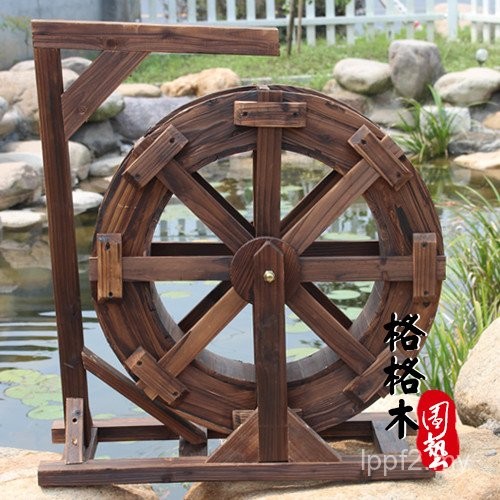 Kincir Air Roda Feng Shui Hiasan Aliran Air Besar Sederhana Kecil Kolam ...