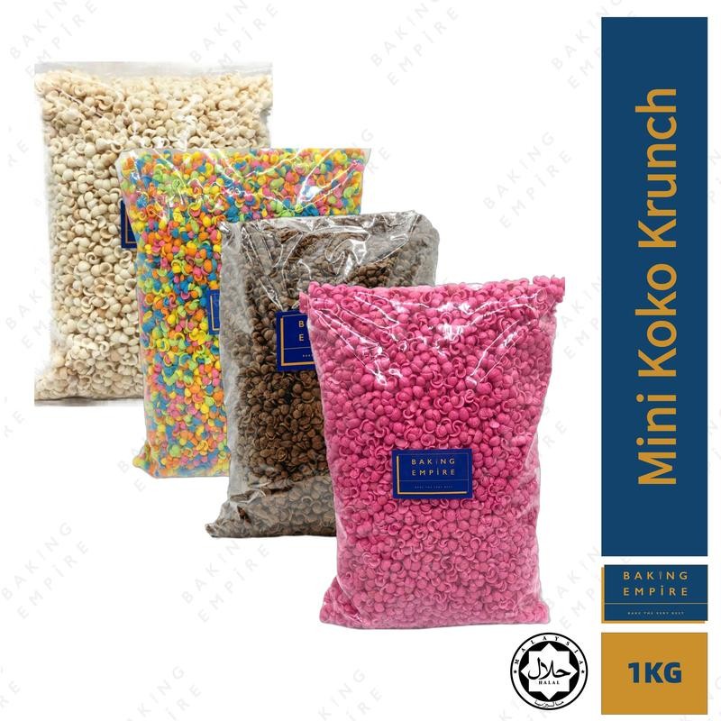 Mini Coco Crunch ( Chocolate/White/Rainbow/Ruby Strawberry ) 1kg & 500g ...