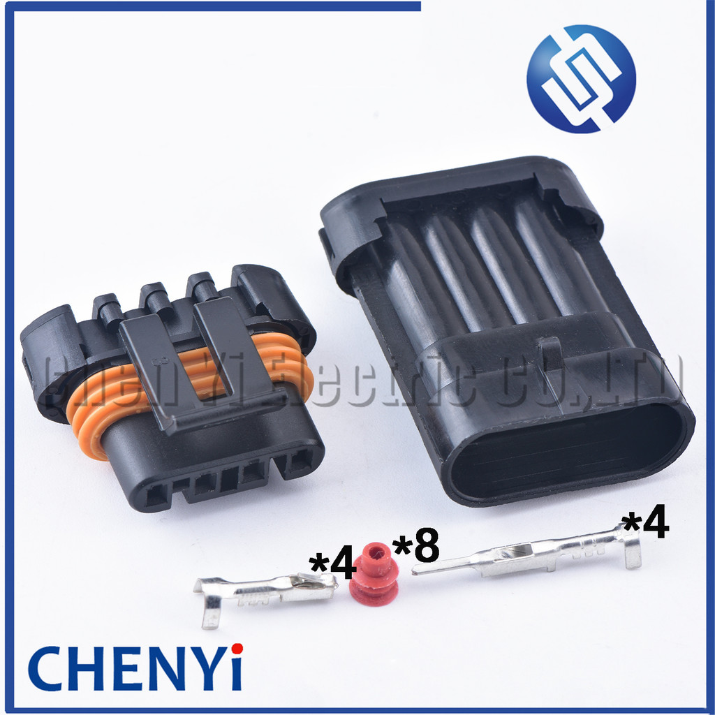 4 Pin male or female Alternator Connector Car Auto Connector Oxygen ...