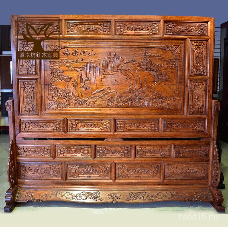 Partisi cendana merah landak mahoni pintu masuk rosewood Semua perabot ...