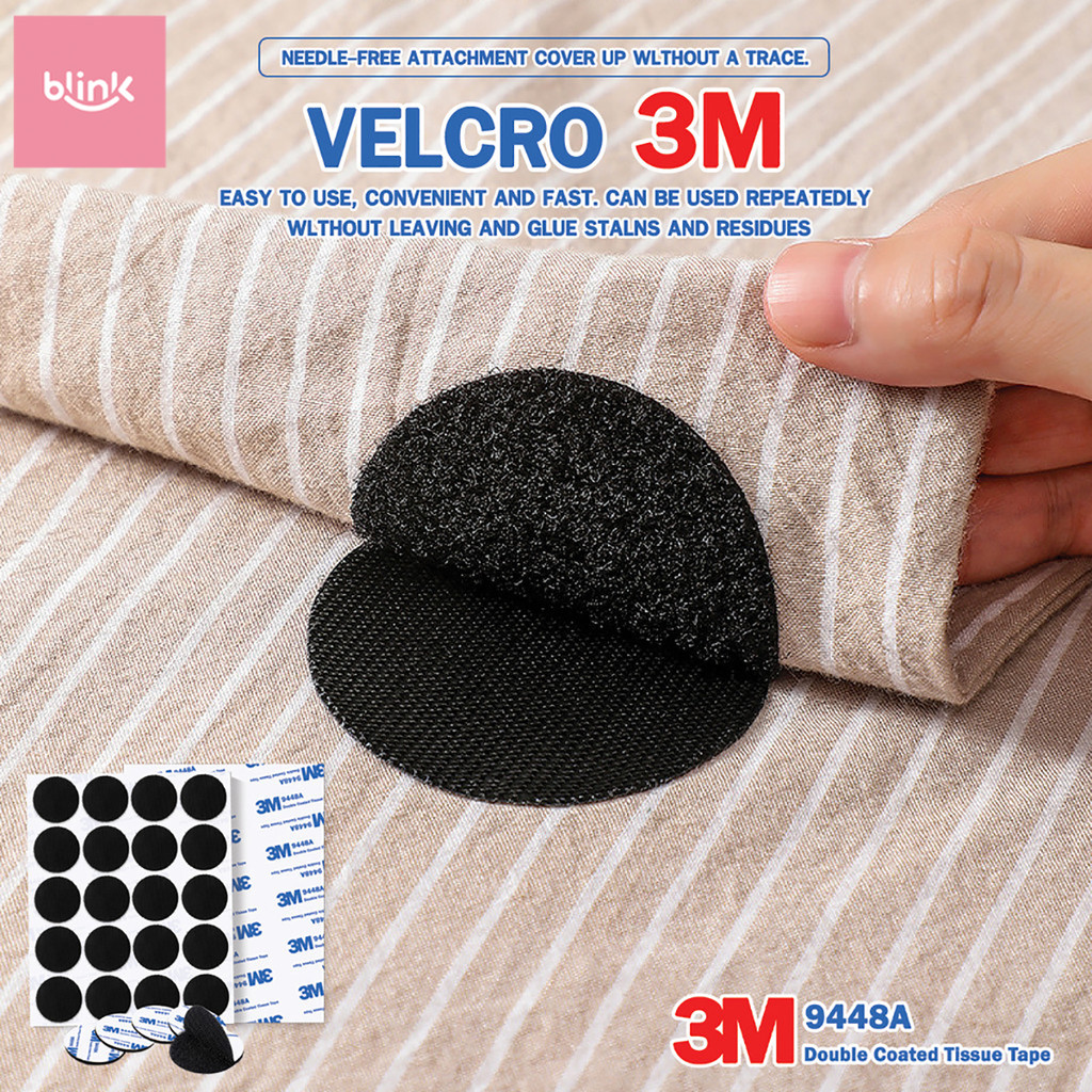 Reusable Adhesive Velcro 1cm-3cm Self Sheet Sofa Cushion Carpet Anti ...