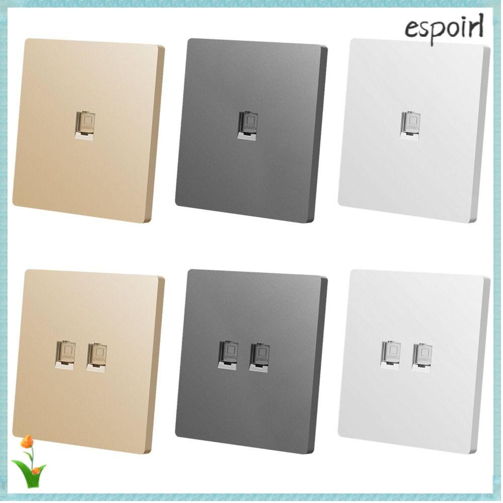 ESPOIR Wall RJ45 Socket Computer Interface Socket 86 Type CAT6 Wall ...