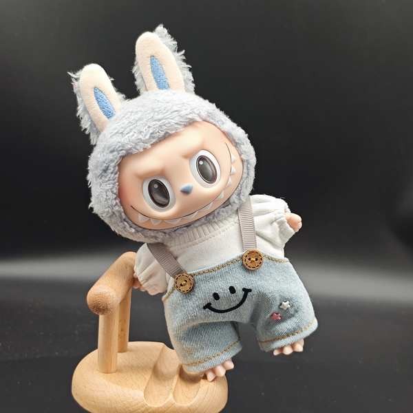 labubu shirt baju labubu labubu clothes Pakaian bayi Labubu 17cm vinil ...