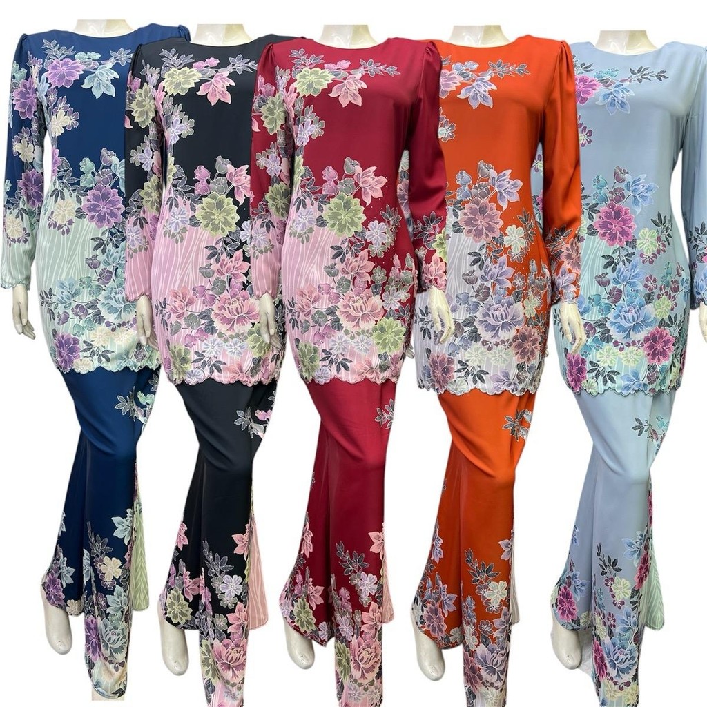 L00112 Sofea Batik Kurung Moden Style Dan Kain Duyung ( Size : 38-52 ) | Shopee Malaysia