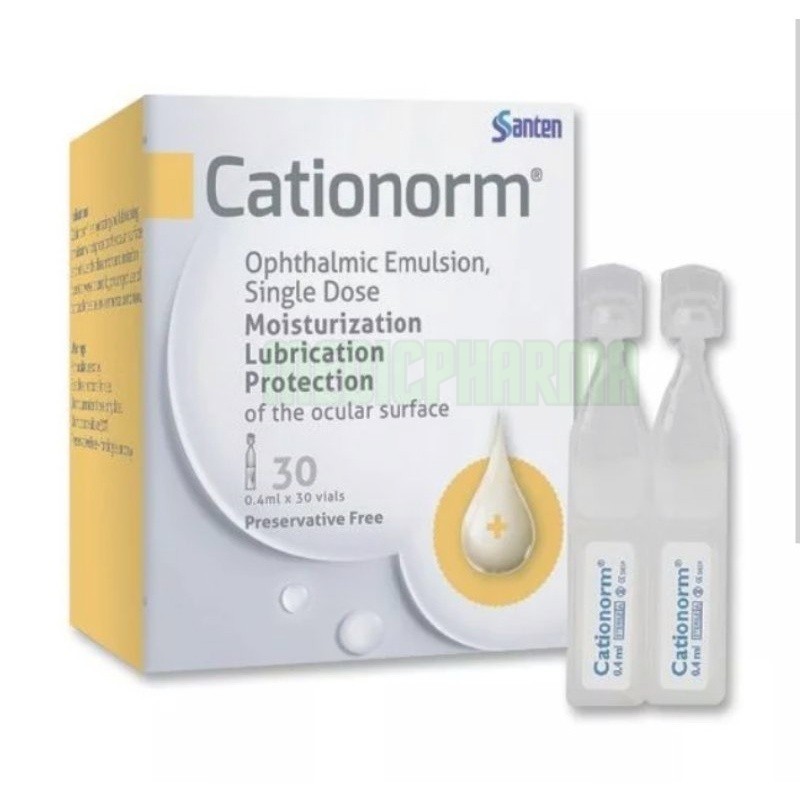 Cationorm Eye drops Opthalmic Emulsion 0.4ml × 30 Vials | Shopee Malaysia
