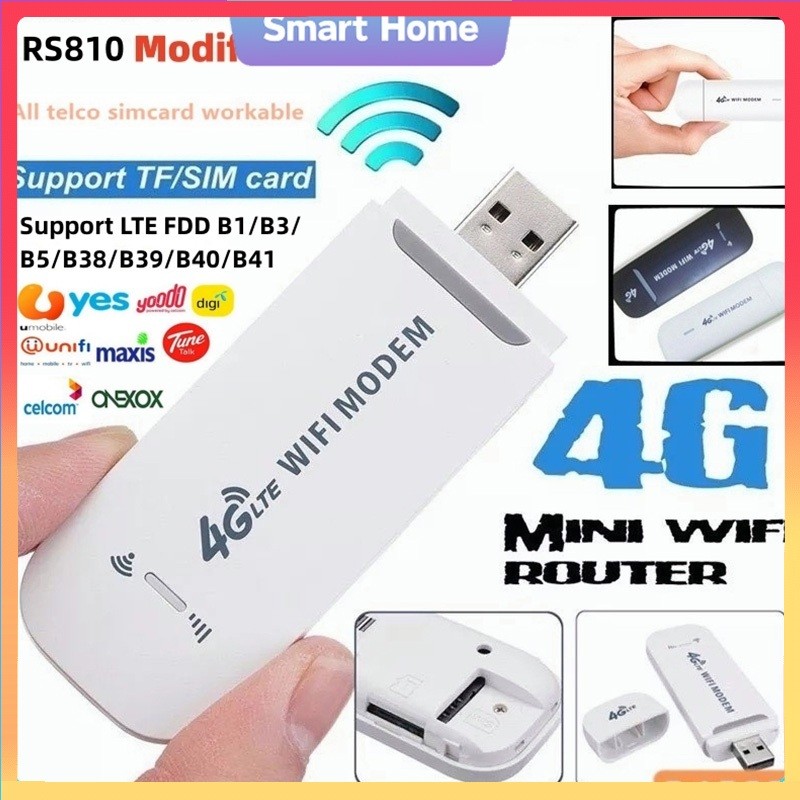 Ready Stock 4G LTE Wireless USB Dongle 150Mbps Modem Stick WiFi Adapter ...