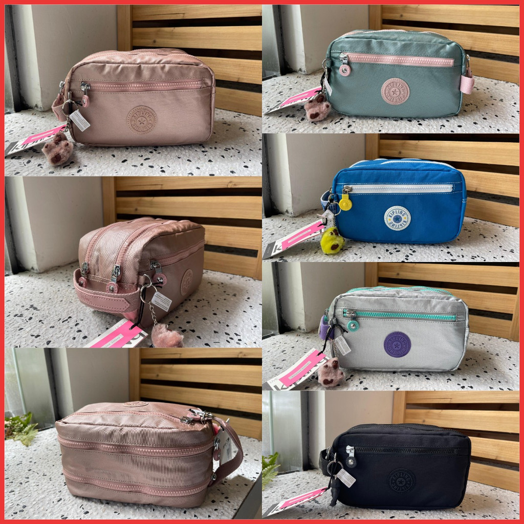 Kipling Women'S Makeup Bag AMLFI 3 Zipper Travel Storage Bag K13363 ...