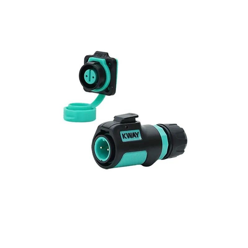 KWAY K12 2 3 4 5 6 7 8 Pin IP67 Waterproof Panel ChargerLED RV Power ...