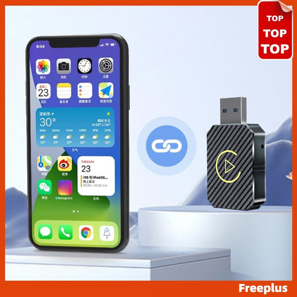 Wireless Carplay Android Auto Adapter 2 in 1 Mini Box Plug&Play Wireless Dongle [freeplus.my ...