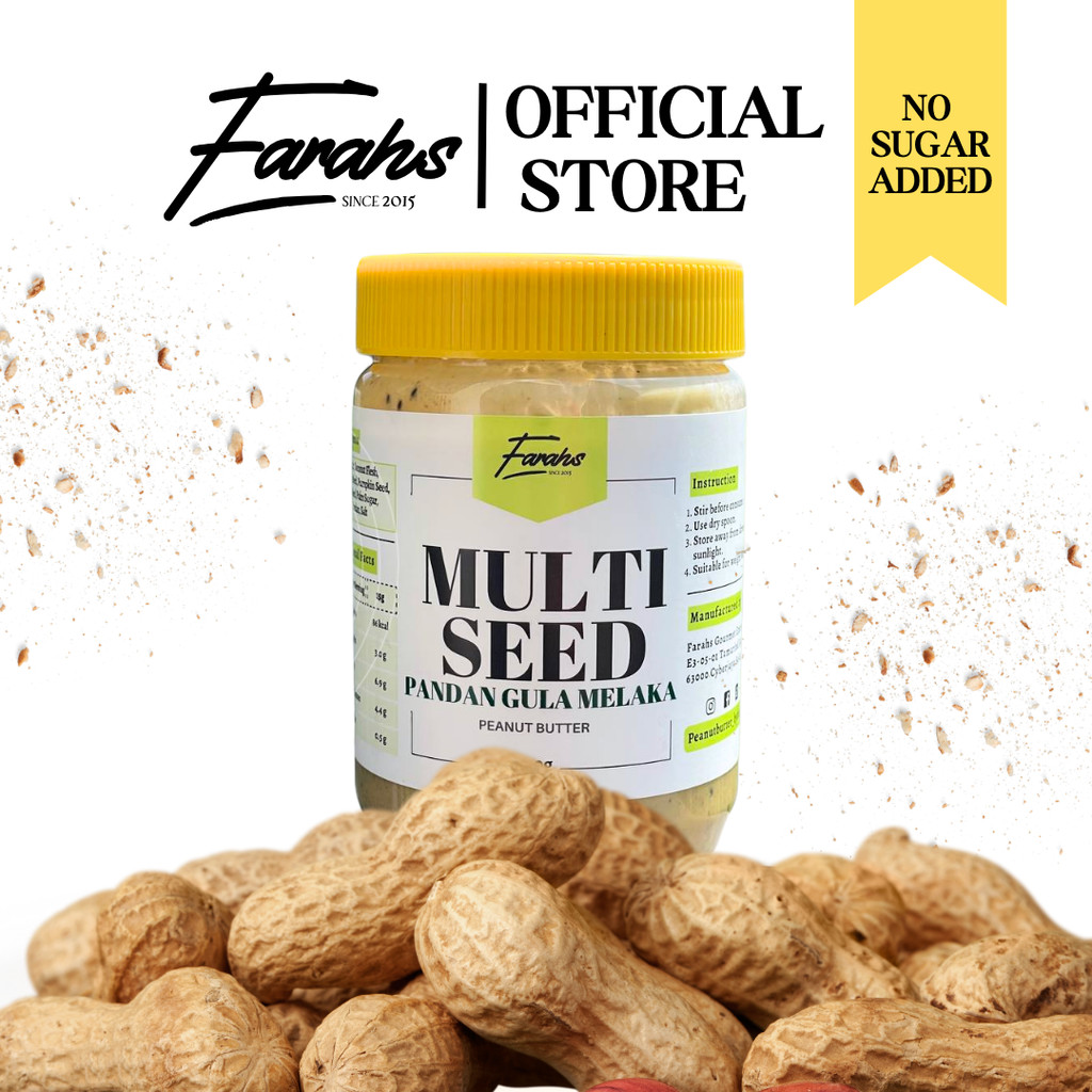 [FARAHS] Multi Seed - Pandan Gula Melaka pilihan lebih sihat nut ...
