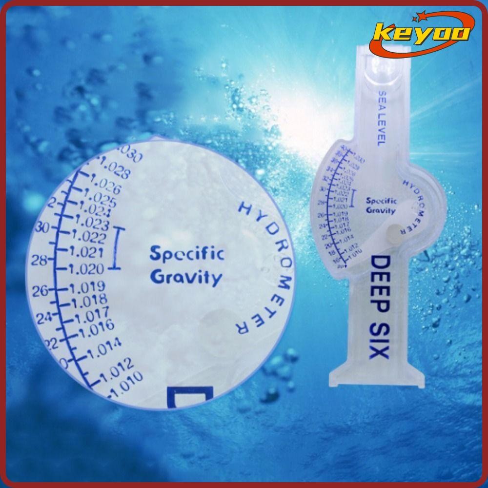 [KEYOO] Seawater Hydrometer, PVC High Precision Fish Tank Hydrometer ...
