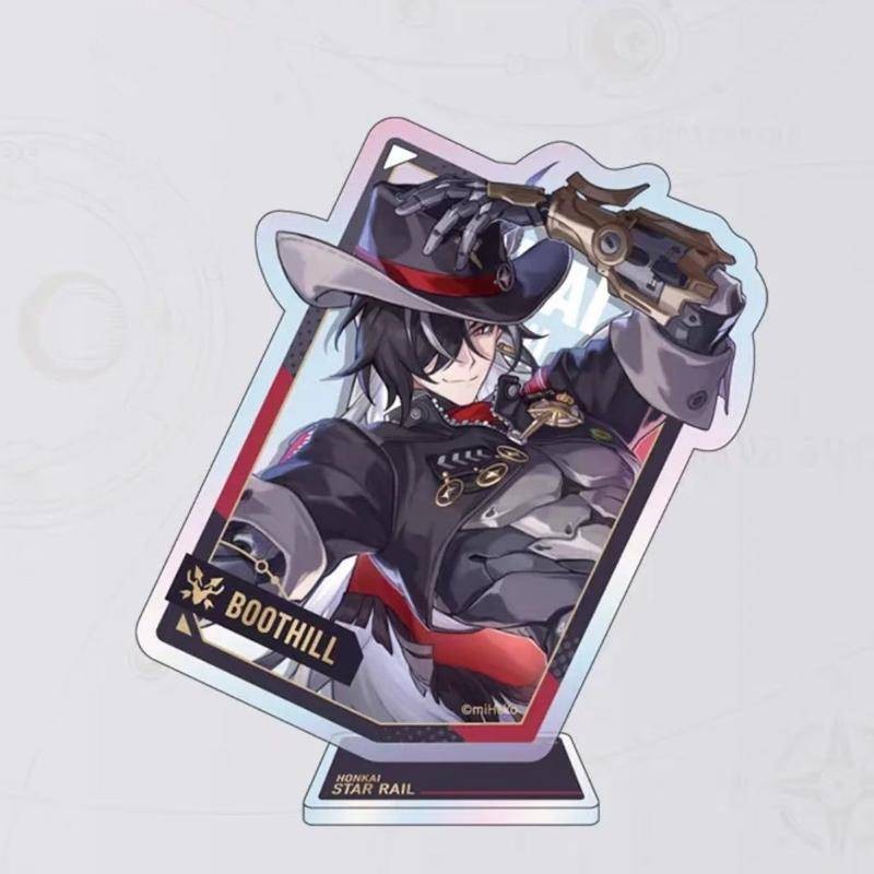 Honkai Star Rail Game Anime Merchandise Standing Card Boothill Diagonal ...