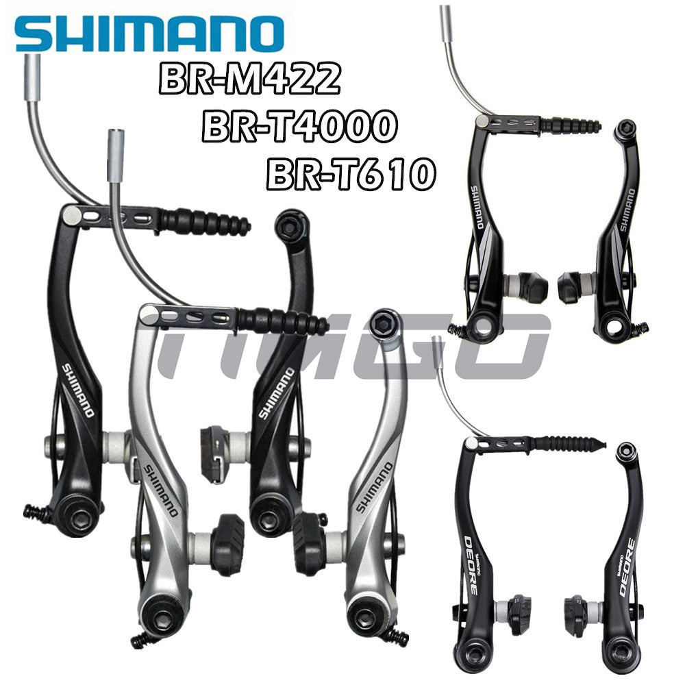 Shimano Altus Acera Alivio BR-T4000 MTB Brake Caliper V-Brake Upgrade BR-M422 with Brake Shoe ...