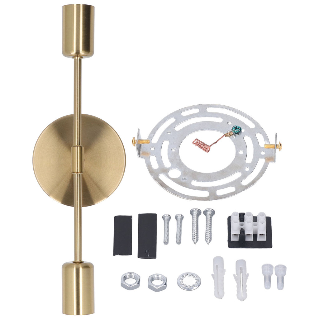 Double Wall Light Base E27 E26 Rust Proof Vintage Wall Lamp Bulb Holder ...