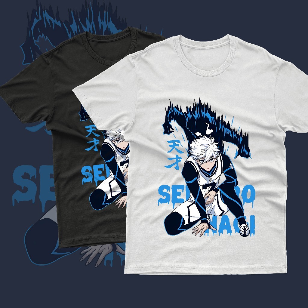 KATUN Anime Clothes/Anime T-Shirts Seishiro Nagi Anime Blue Lock Cotton ...