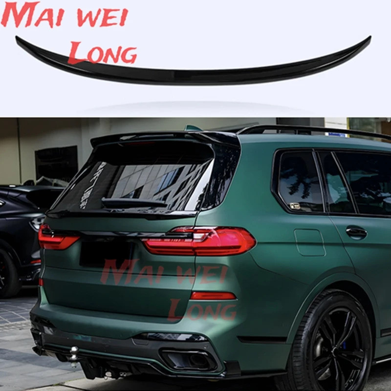 ABS Bright black Rear Roof Spoiler Wing For BMW X7 G07 2019 - 2023 Car ...
