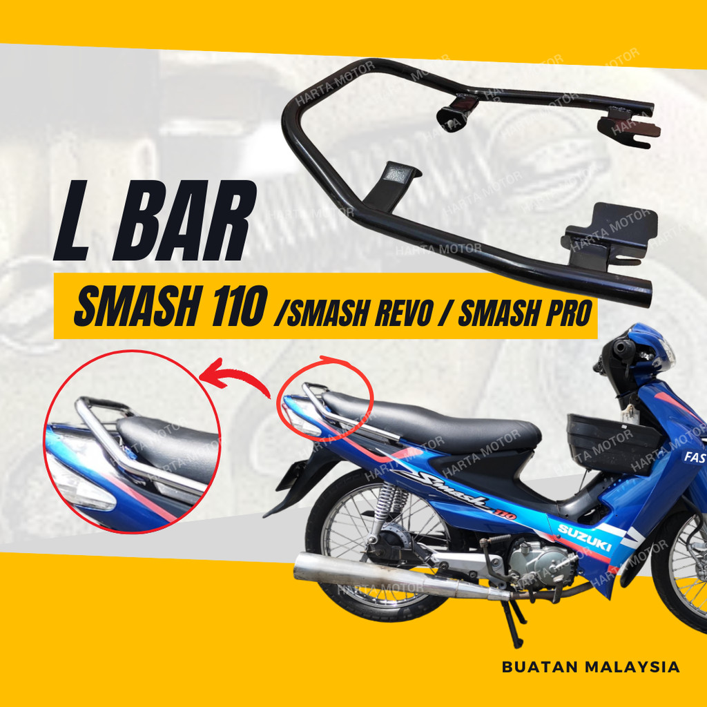 SMASH 110 L BAR - SMASH REVO SMASH PRO HANDLE SEAT BAR SPOILER L-BAR ...