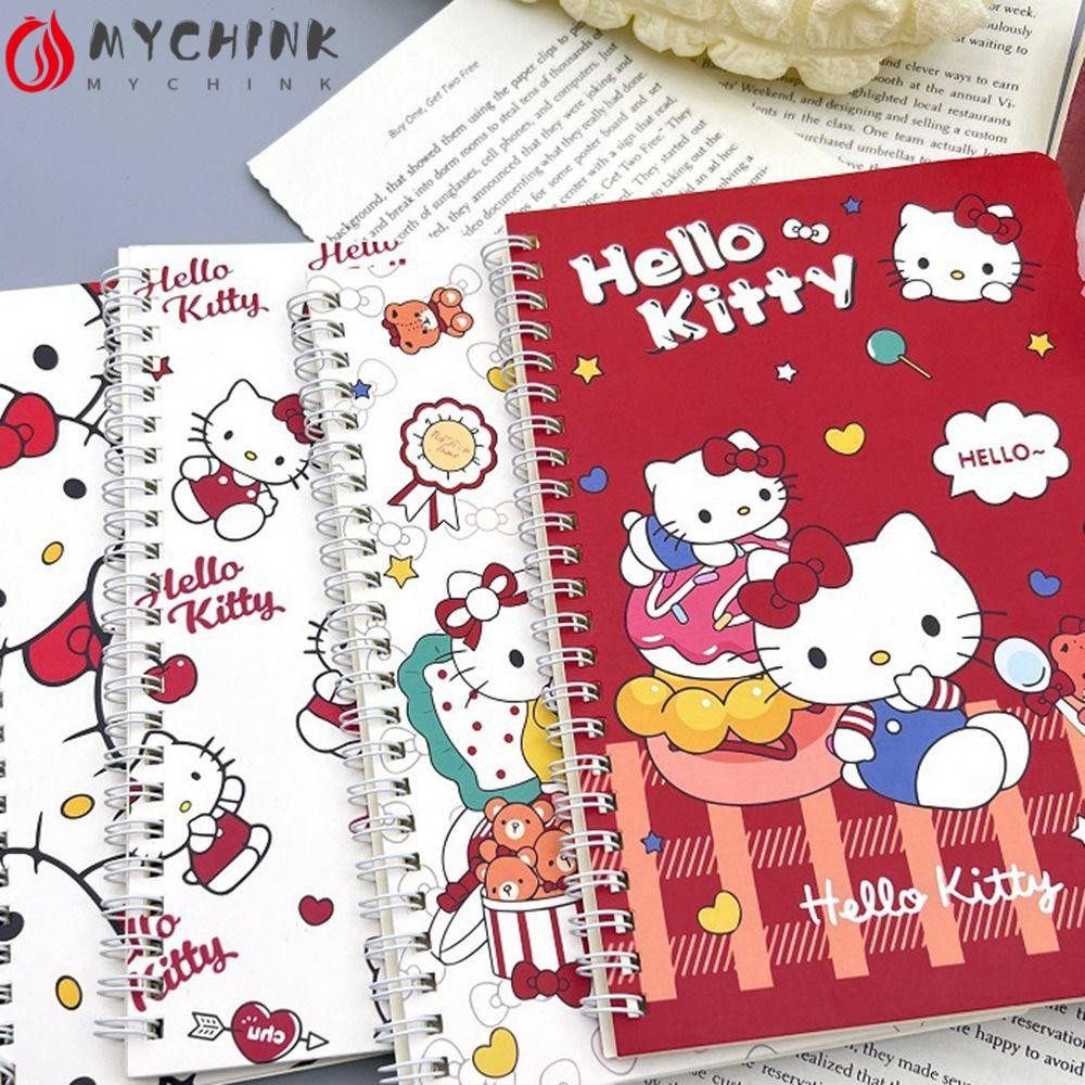 CHINK Sanrio Diary Book, School Supplies Cute Hello Kitty Spiral Book ...