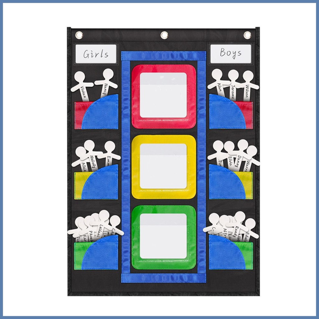 Pocket Behavior Chart for Kids Stoplight Behavior Chart Classroom ...