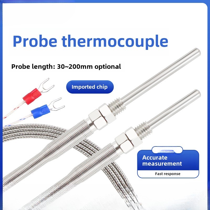 Temperature Sensing Line k-Type Probe Type Thermocouple Temperature ...