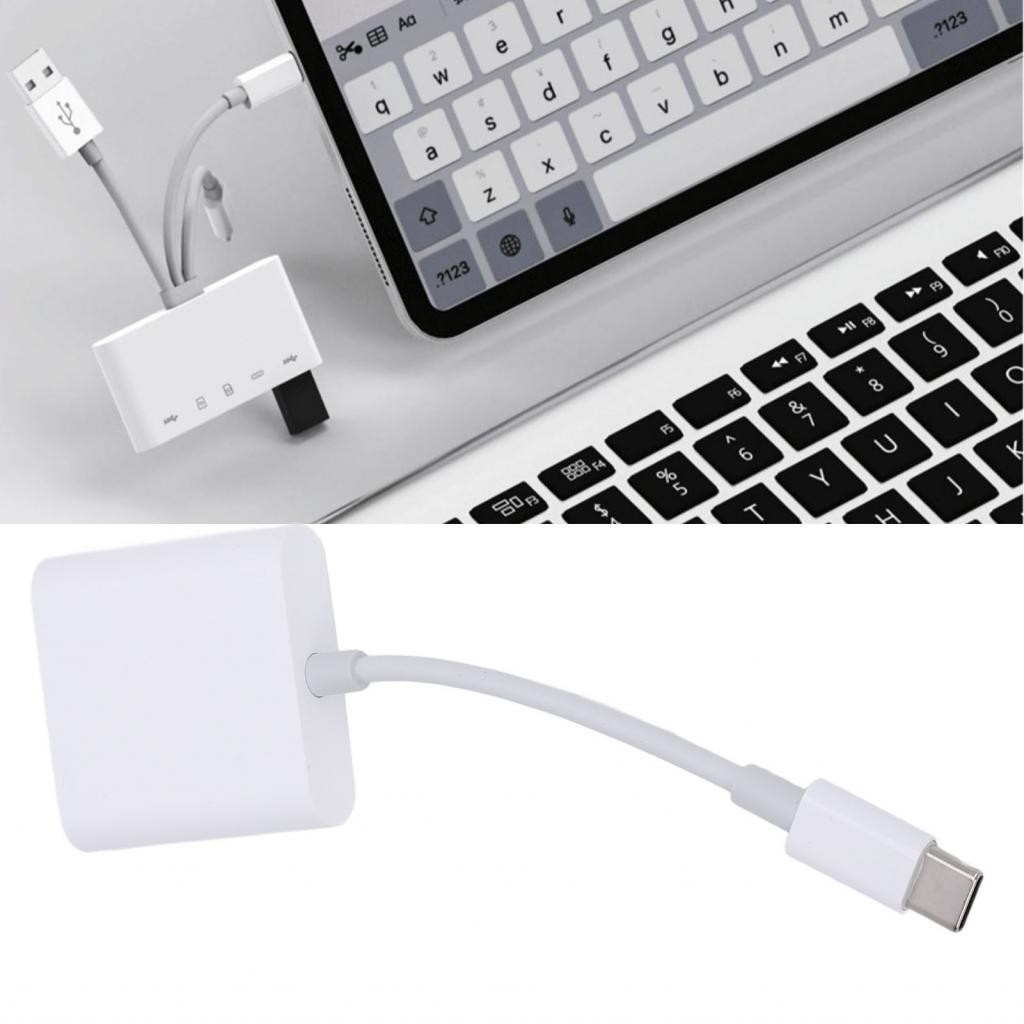 Welcomehome USB C Adapter Card Reader Stable Plug and Play ABS Type ...