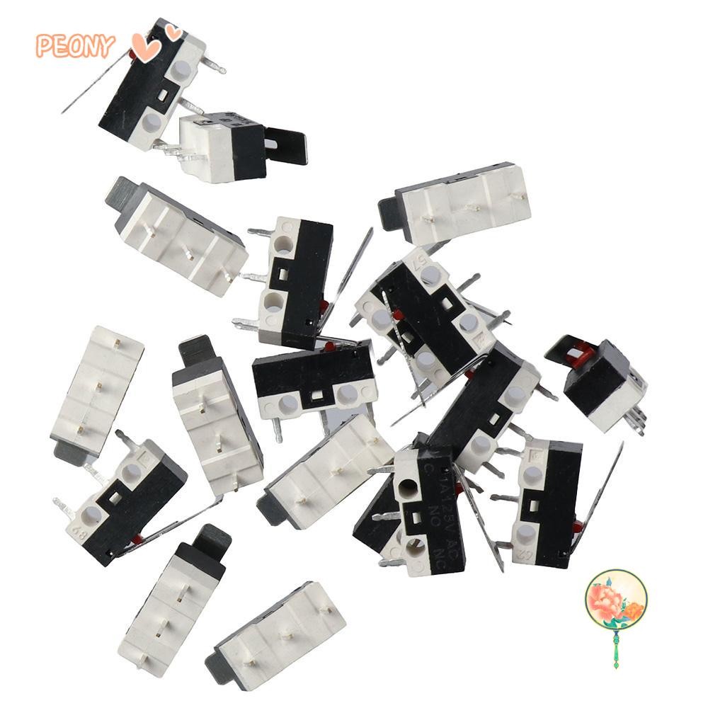 PEONY-HOME 50Pcs Micro Limit Switch, AC 1A 125V SPDT Micro Switch ...