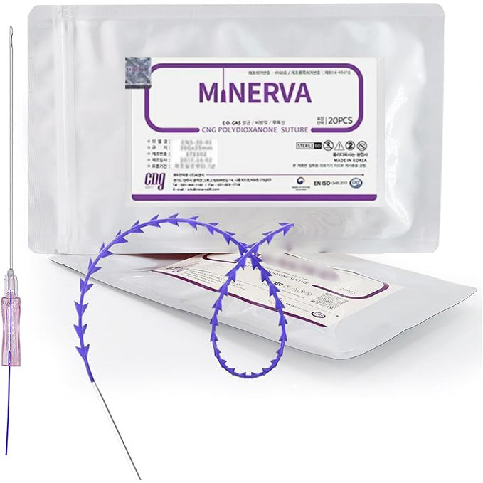 Minerva Fishbone Pdo Threads for Face lift - PDO Cog Threads Whole Body ...