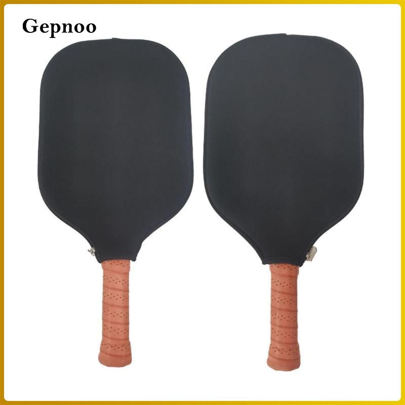 Gepnoo Pickleball Racket Cover Storage Pouch Zipper Closure Racket ...