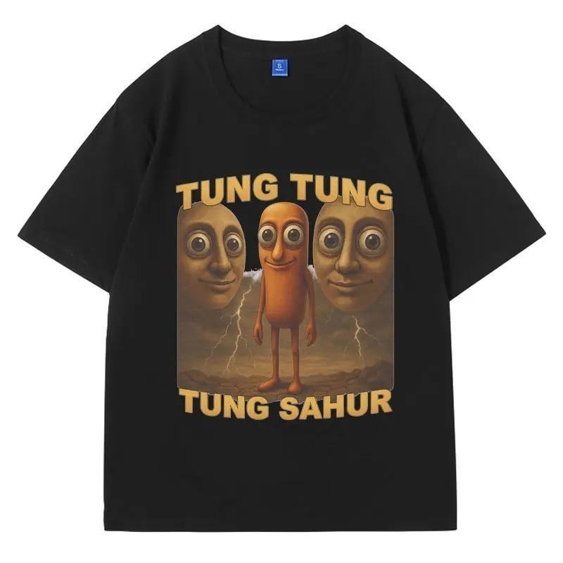 2025Tung Tung Sahur Funny Baseball Bat Meme T-Shirt Brainrot Shirt From ...