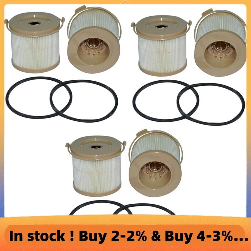 6Pcs 2010PM Mechanical Fuel Oil Water Separator Elements Fuel Filter ...
