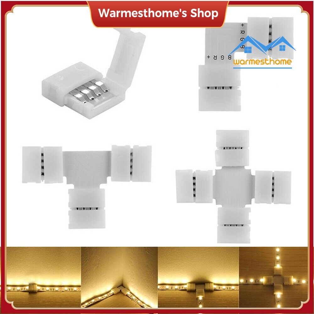 Smartlight 4 Pin RGB LED Strip Connector 10MM Gerade/L/T Slot Stecker ... Smartlight 4 Pin RGB LED Strip Connector 10MM Gerade/L/T Slot Stecker ...