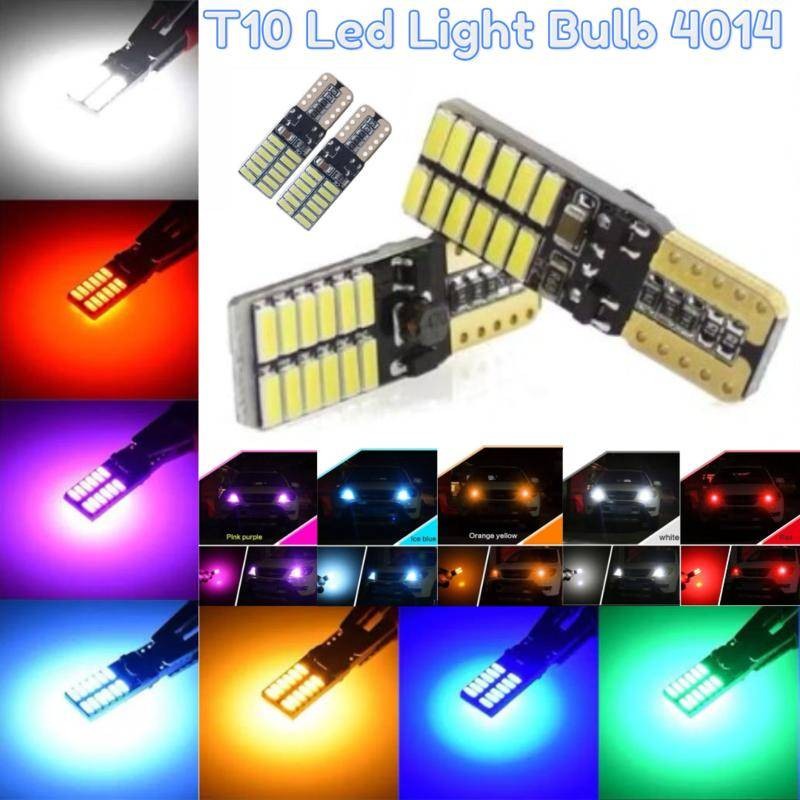 24 SMD LED Car T10 Led Light Bulb 4014 Chip License Plate Lights Signal ...