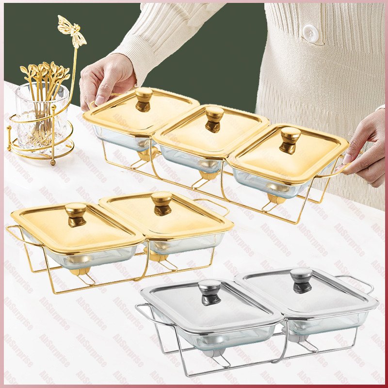 Food Container/TRIPLE Buffett /Transparent Buffet CAPACITY 1.3/1.5 ...