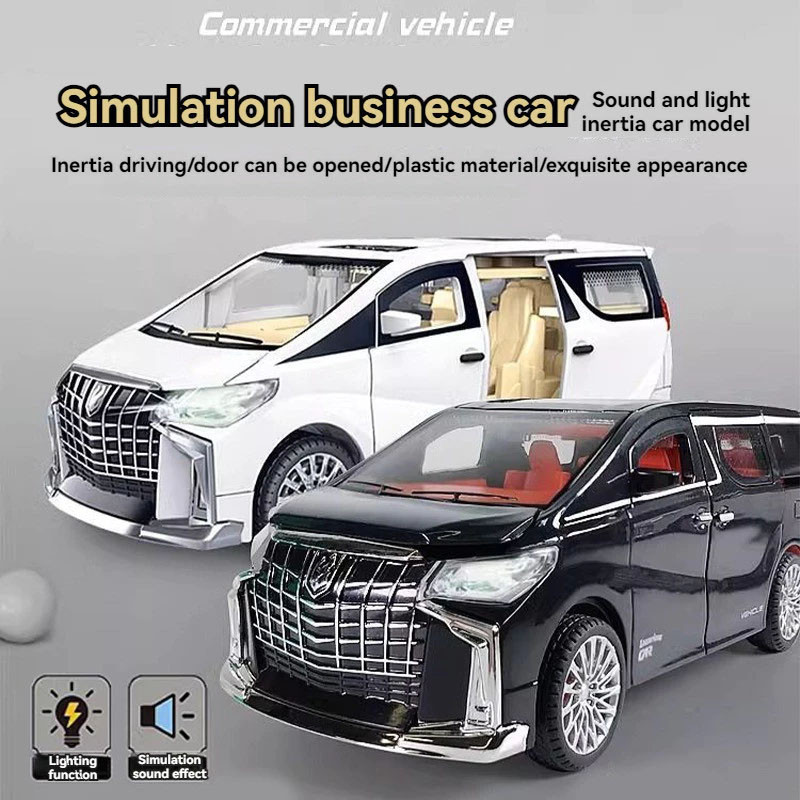 Toyota Alphard Cars Miniature Model Toyota Alphard MPV Alloy Die Cast ...