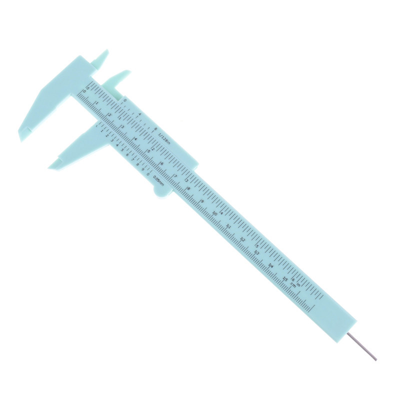 BlingFlash 1PC 6 Inch 150mm Plastic Vernier Caliper Sliding Gauge Ruler ...