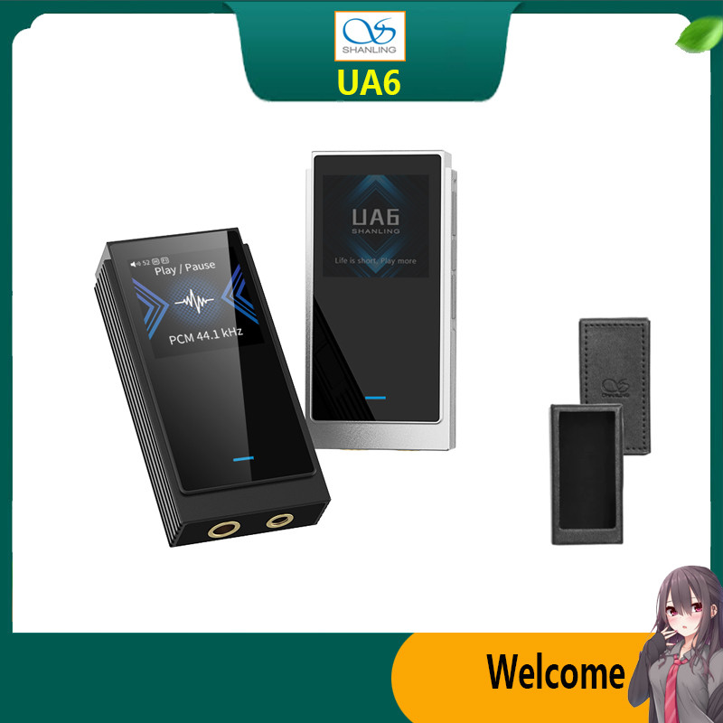 SHANLING UA6 Hi-Res HIFI Portable USB DAC Headphone Amplifer 4 x CS43131 DACs DSD512 3.5mm 4.4mm ...