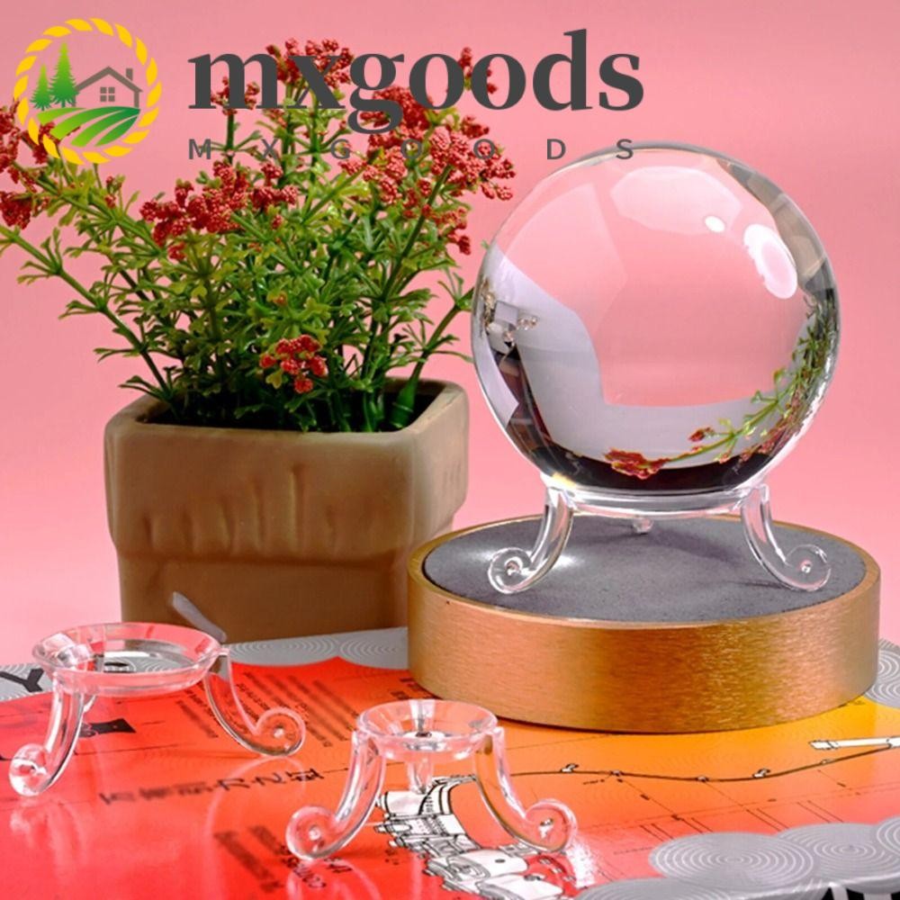 MXGOODS Crystal Ball Base, Simple Transparent Crystal Ball Display Base ...