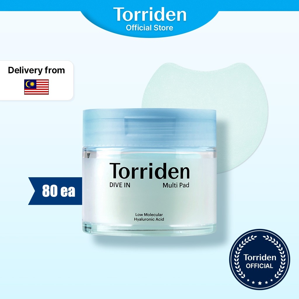 Torriden DIVE IN Low Molecular Hyaluronic Acid Multi Pad for Pore ...