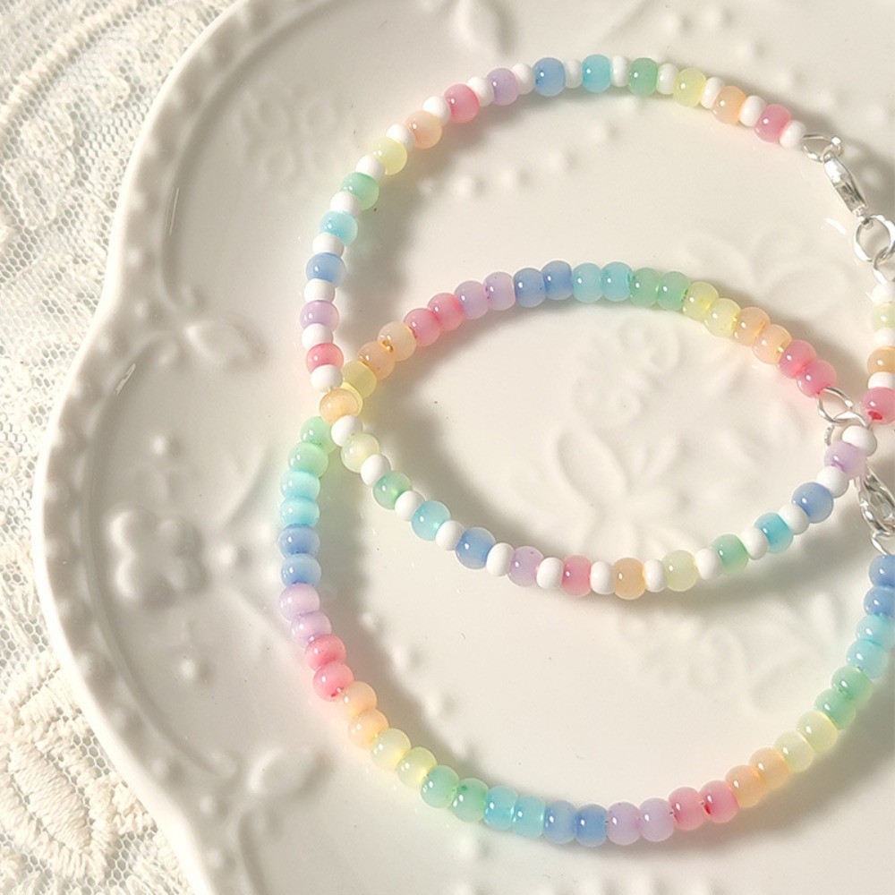 Fashion Handmade Rainbow Bead Bracelet for Women | Shopee Malaysia