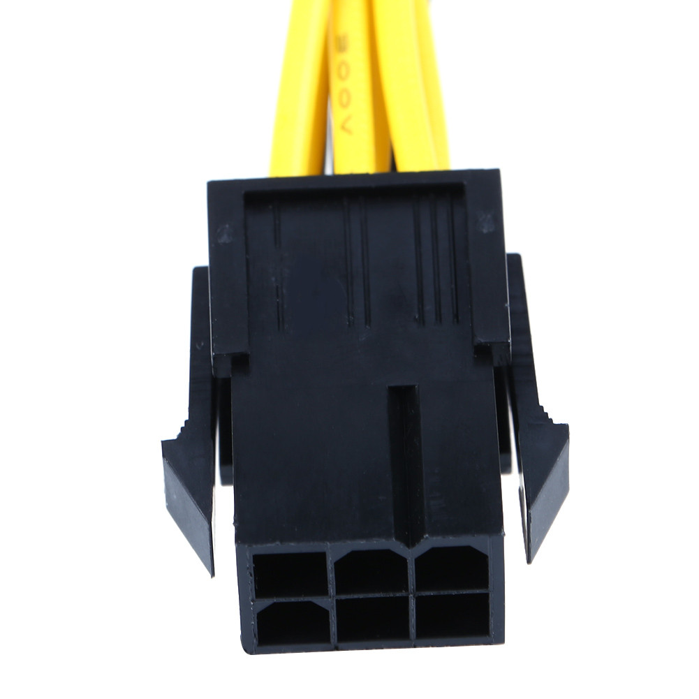 6Pin Port to Dual 8(6+2)Pin Port Splitter Power Cable for Graphic Cards ...