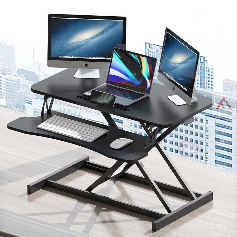 Folding Lift Computer Desk Standing Home Lift Work Desktop Display ...