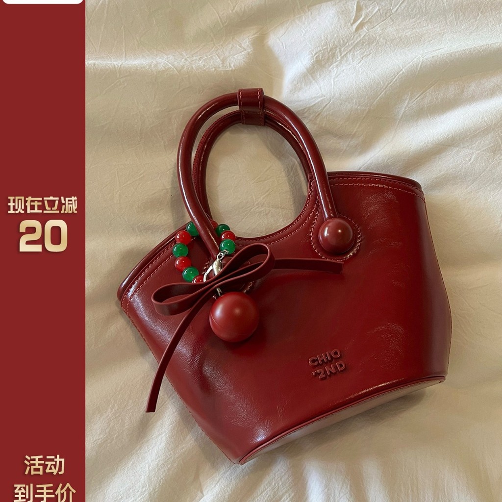 Women's Bag South Style Chio2nd Cherry Love Portable Tote Bag 2024 New ...