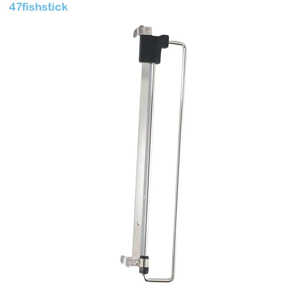 FISHSTICK Clothes Rod Pull Out Iron Sliding Rail Hanging Space Saving ...
