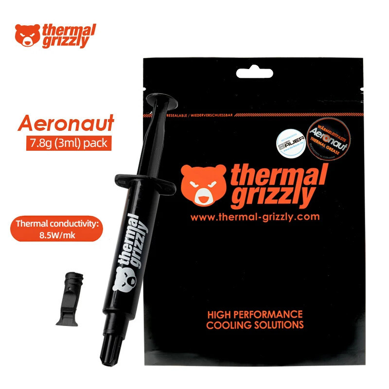 Thermal Grizzly Aeronaut Thermal Silicone Grease Gel For PC Desktop ...