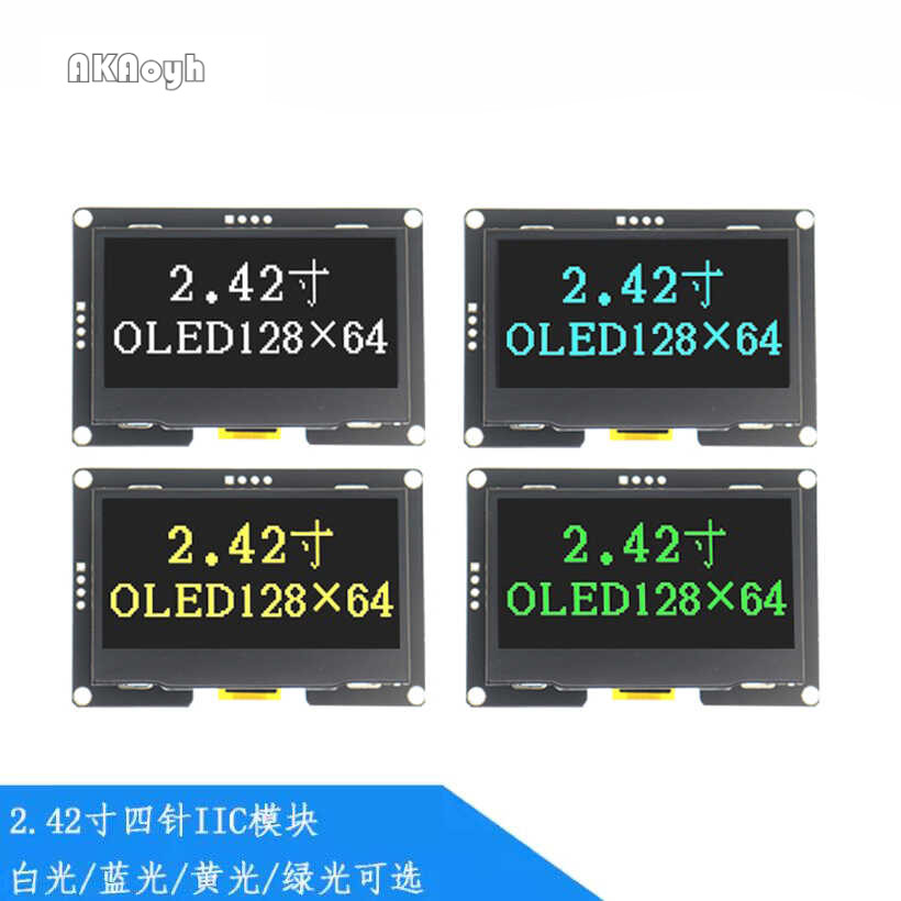 8cm OLED Display Module 2.4 Display 128x64 Drive SSD1309 Interface 4 ...