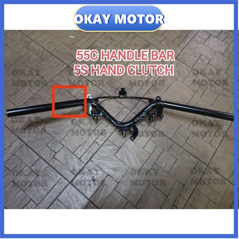 100% Original Handle bar HLY LC135 V2 V3 V4 V5 V6 V7 55D 55C NO HAND CLUTCH Handle Bracket Kaki ...