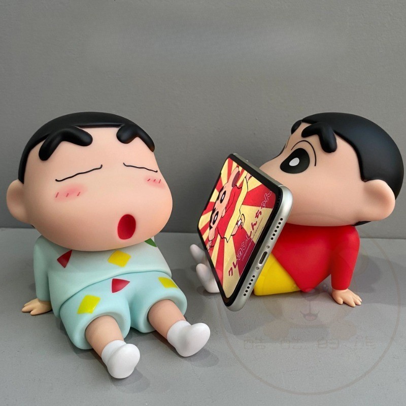 Cartoon Cute Crayon Shin-chan Desktop Phone Stand Office Desktop Action ...